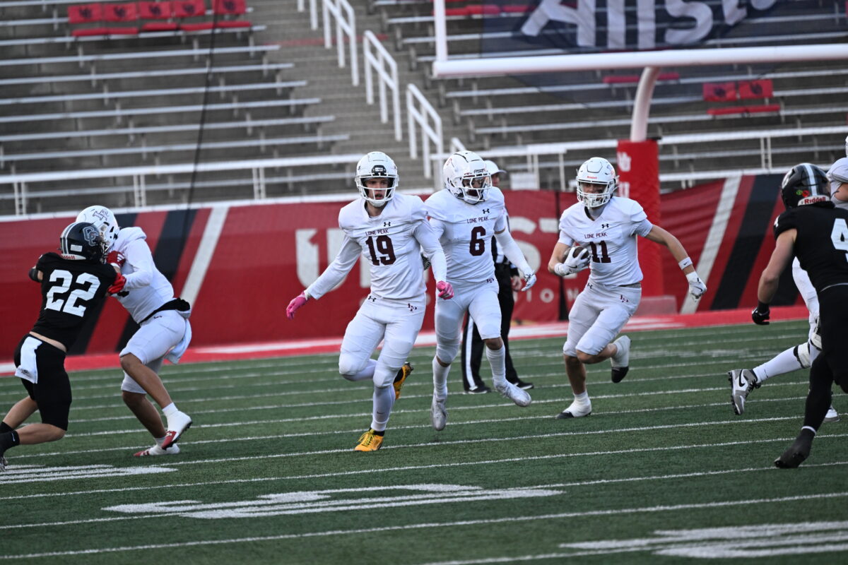 Run heavy: Corner Canyon pounds out 30-27 victory over Lone Peak in 6A ...